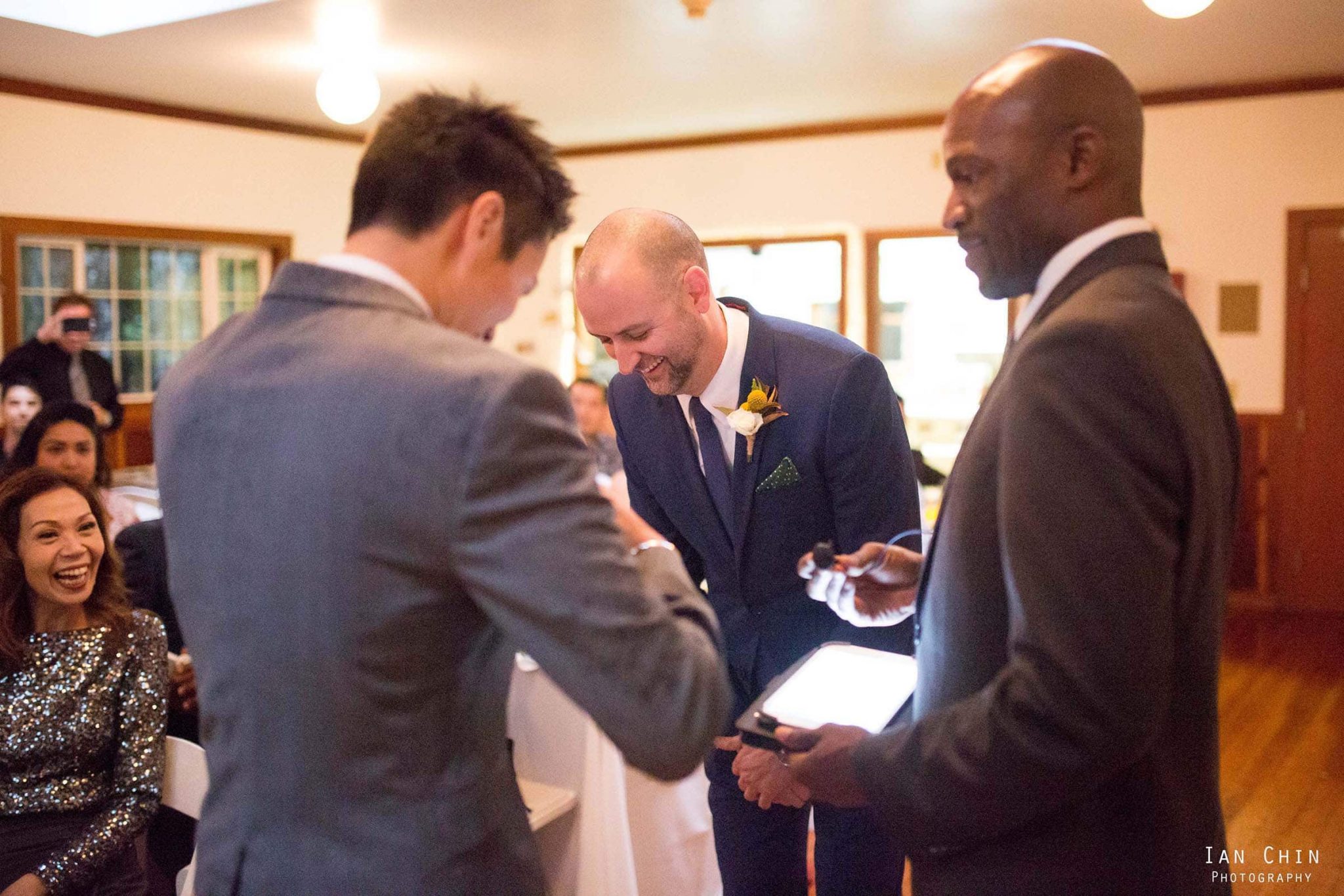 Anderson Hall Wedding - Rainy Day Same Sex Wedding Photos